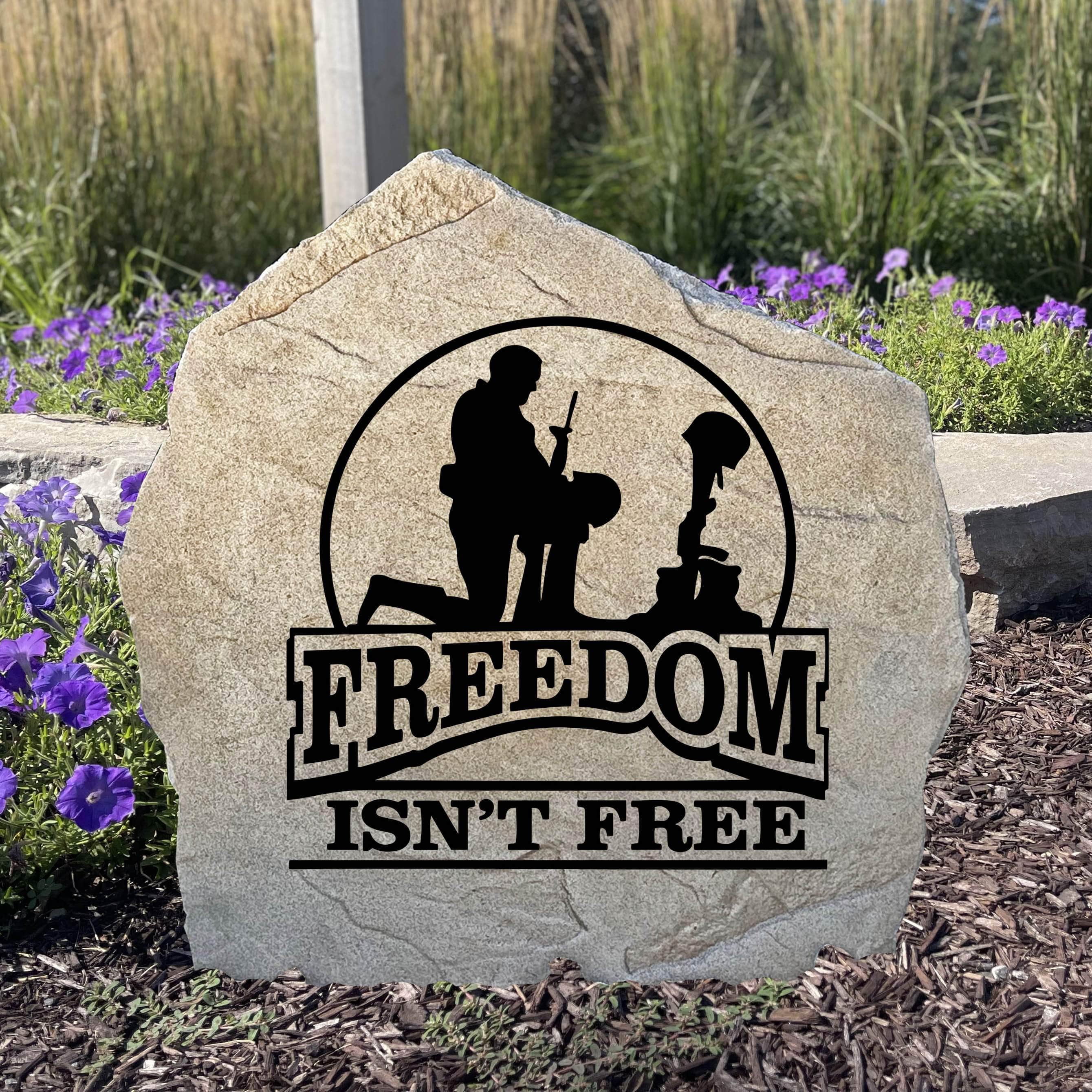 Service Memorial Stones | Engraved Rocks | Landscape Boulders
