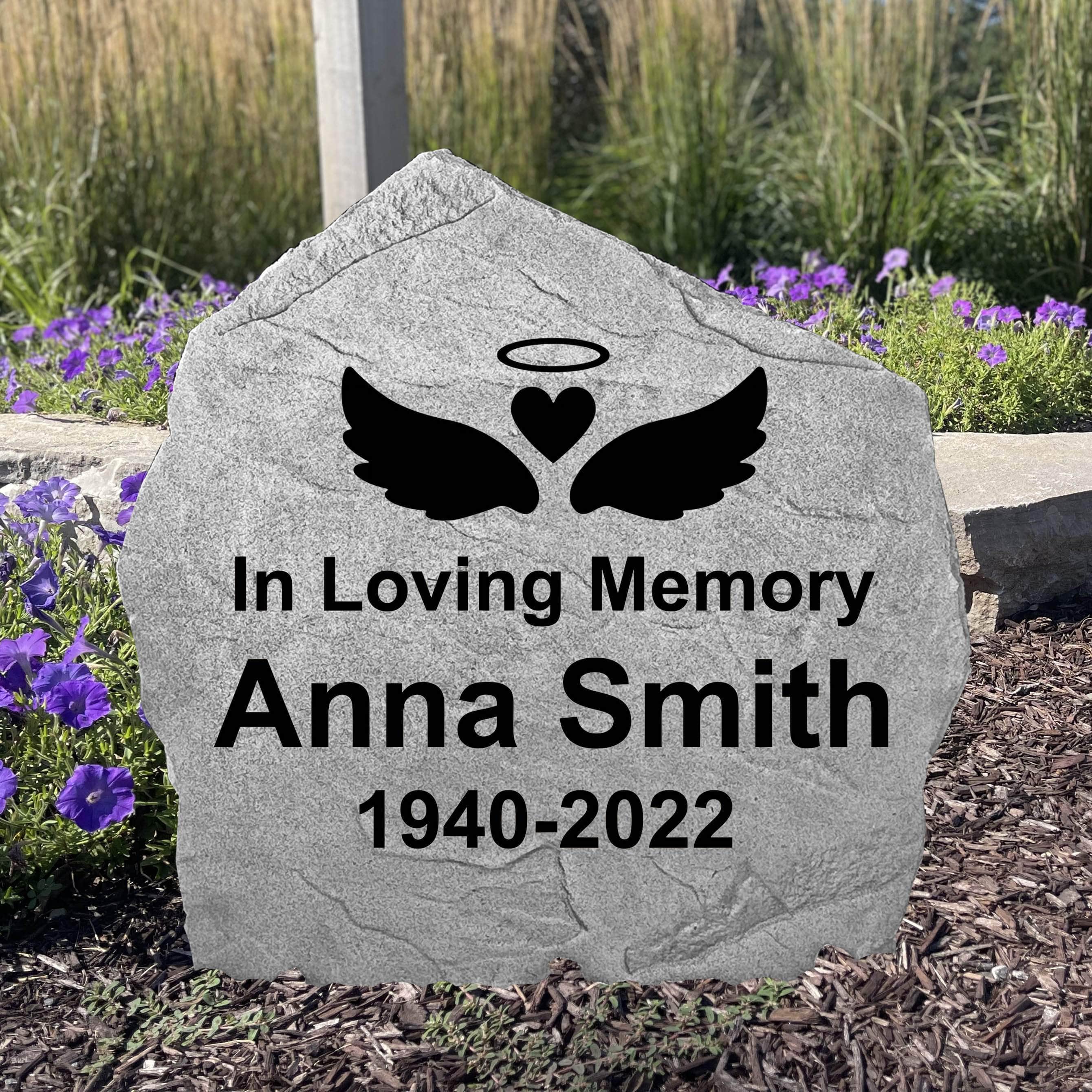 Memorial Stone | Engraved Rocks |Lawn Decor – Memorial Stones