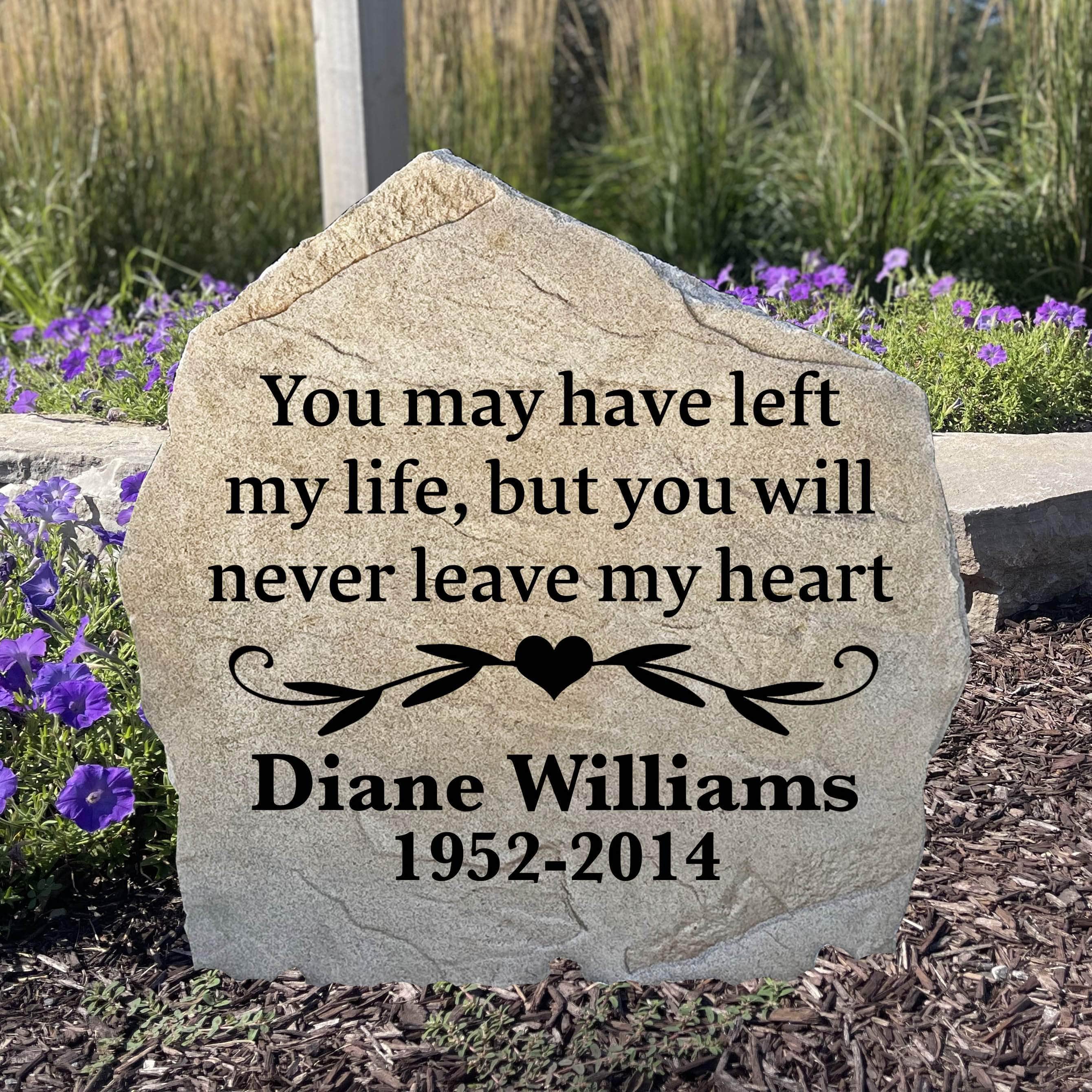 Memorial Stone | Engraved Rocks | Landscape Art – Memorial S...